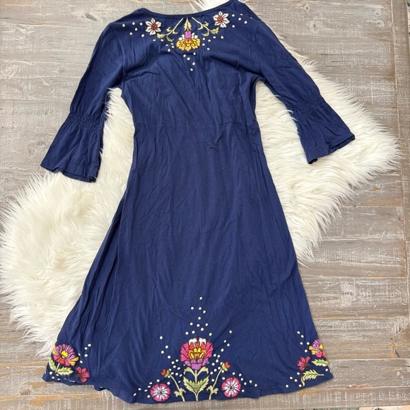 Johnny Was | Dresses | Johnny Was Jwla Cotton Embroidered 34 Bell ...